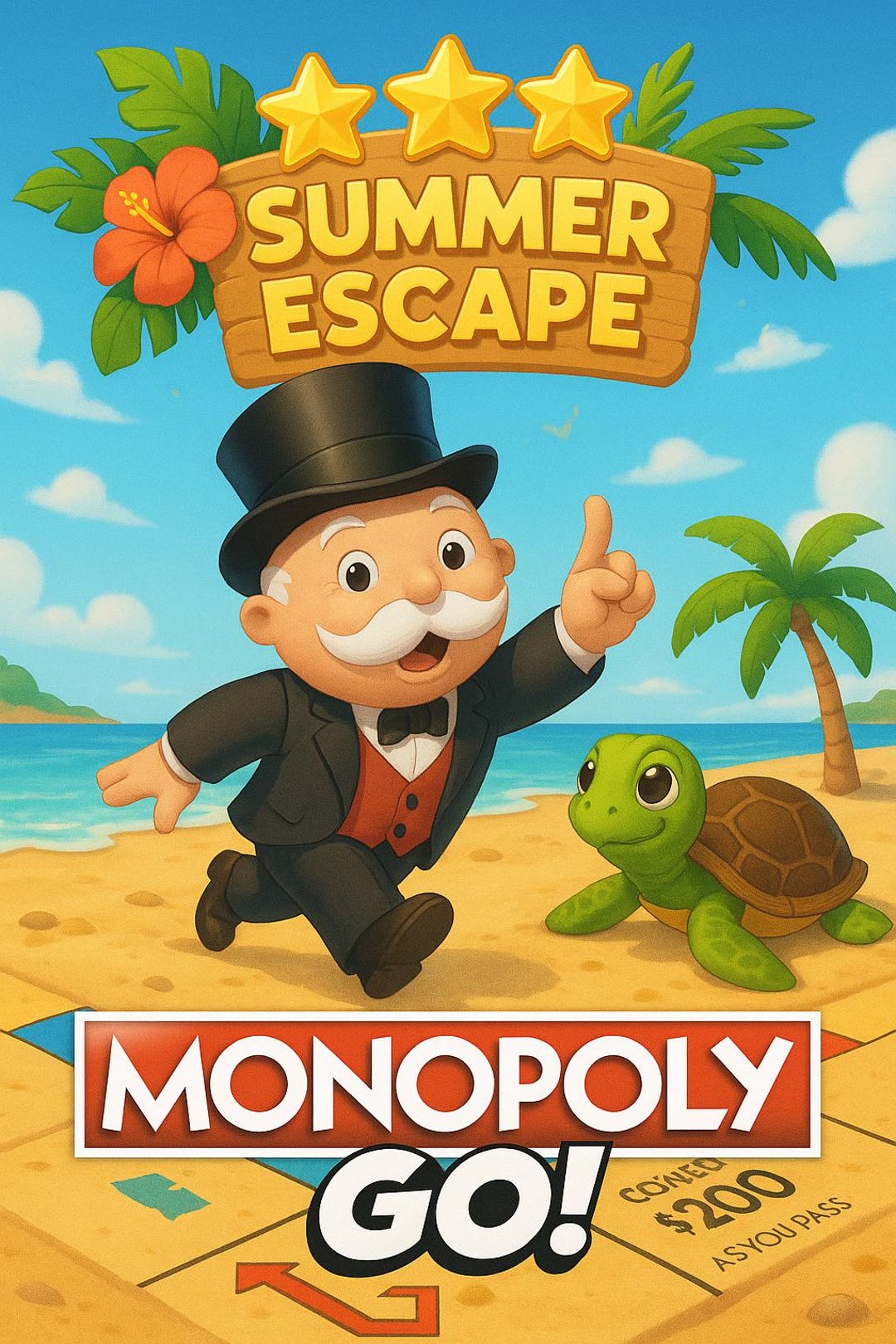 Promo**monopoly Go 1, 2 ,3 Star Stickers (3 Stickers in Bundle) - Etsy
