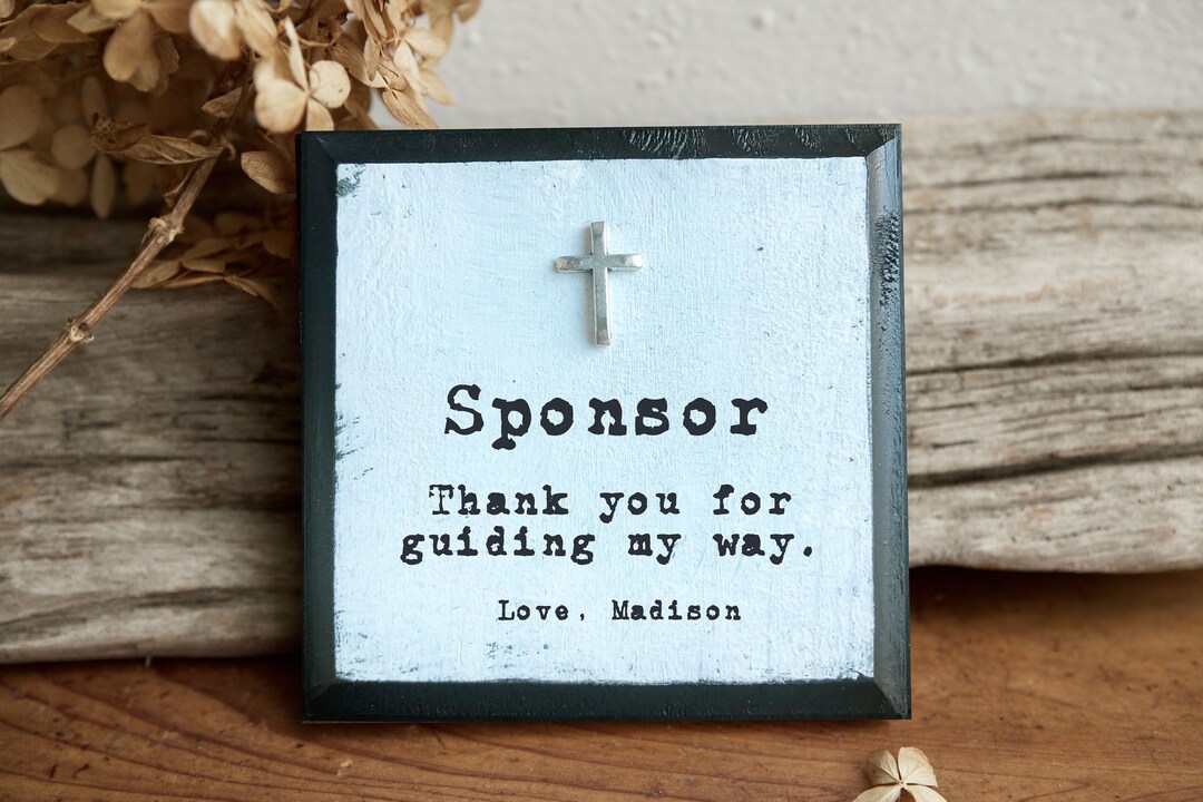 Personalized Godparent Gift, Confirmation Sponsor Gift, Godmother or ...