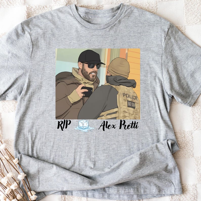 RIP Alex Pretti Shirt, Melting Ice Shirt, Justice for Alex Pretti ...