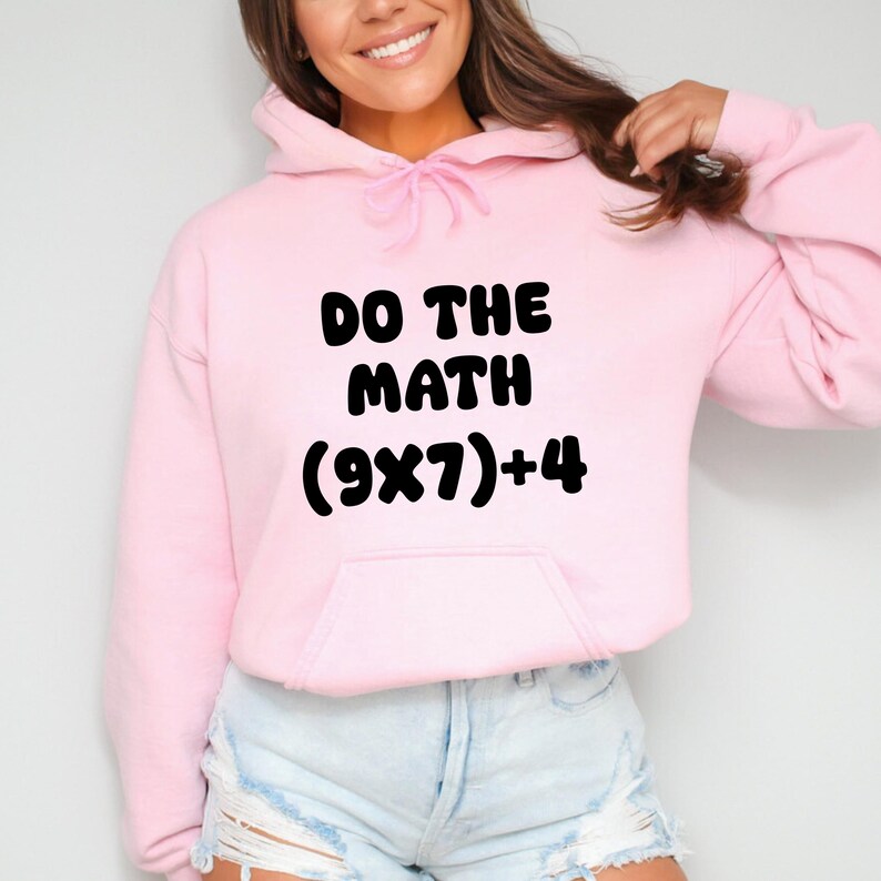 Funny Math Teacher Hoodie, 67 Meme Sweatshirt, Math Meme Graphic ...