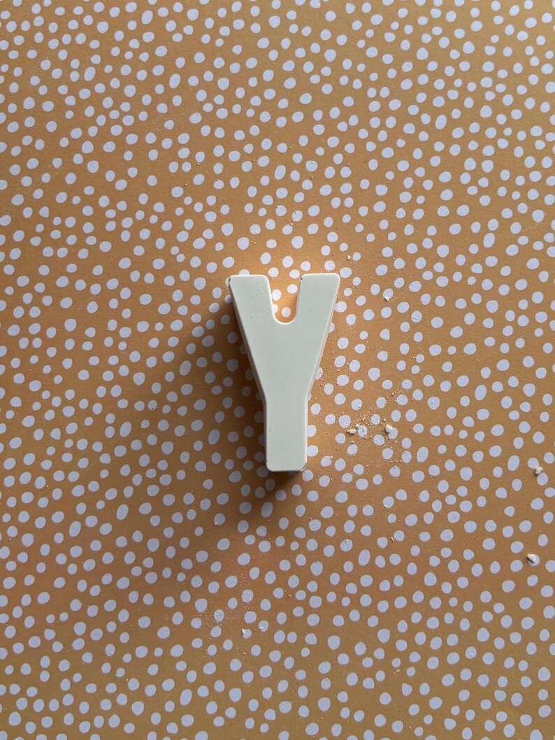 Individual Gypsum Letters | Capital Letter A-Z Plaster Block Modern ...