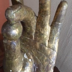 Large Buddha Hand in Darmachakra Gesture - Etsy