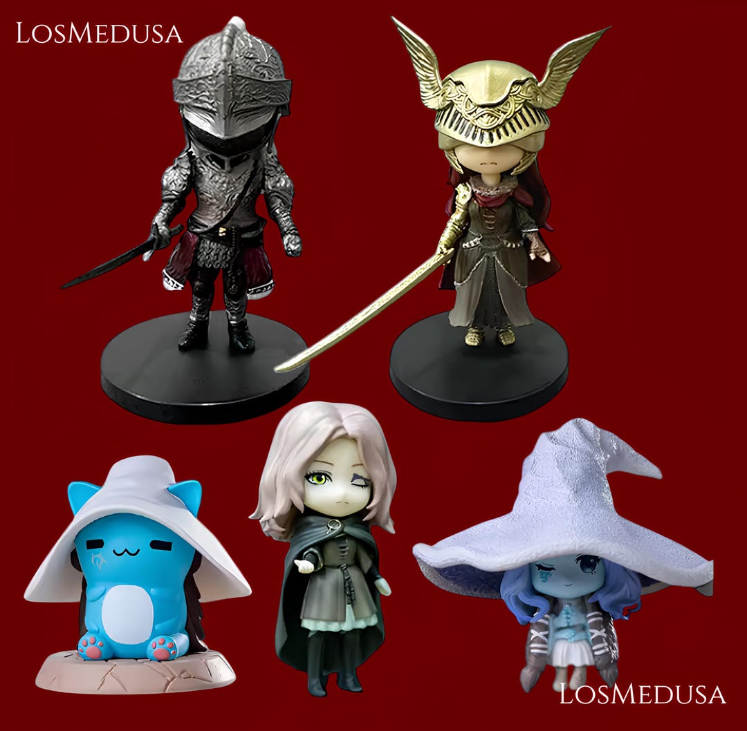 Elden Ring Miniature Figures | Elden Ring Game Mini Ranni, Cat, Melina ...