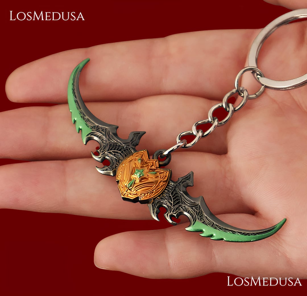 Mini Frostmourne Ashbringer Sword Keychains Set – Metal Anime Pendant ...