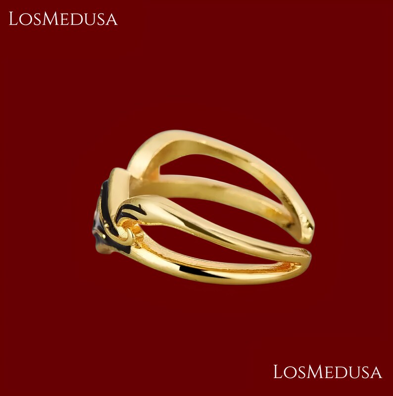 Seto Kaiba Ring Yu-gi-oh Cosplay Jewelry Adjustable Opening Ring Anime ...