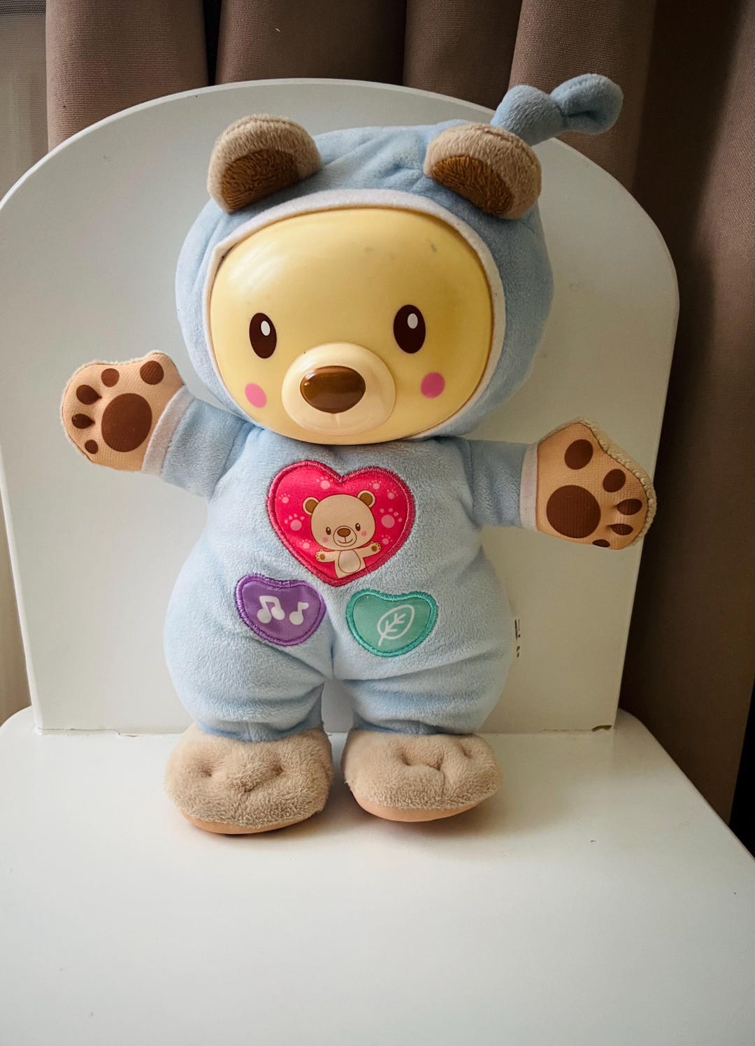Vtech Sleepy Glow Bear • Plush Night Light Baby Toy • Lullabies ...