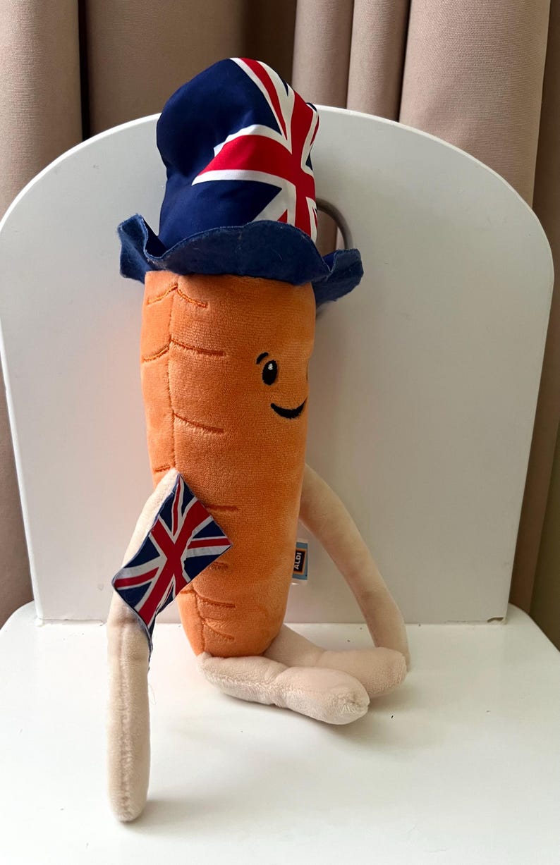 Kevin the Carrot Coronation Plush Toy by Aldi • UK Royal Edition ...
