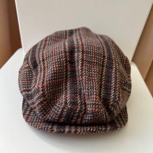 Newsboy Vintage Pure Wool Men Cap| Men Flat Cap| Ivy Wool Cap 1970's ...