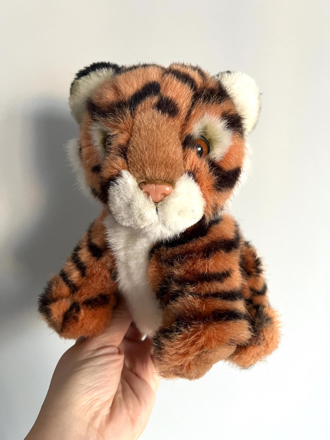 Vintage Russ Tiger Cub Plush Toy • Realistic Stuffed Animal • 19 Cm ...