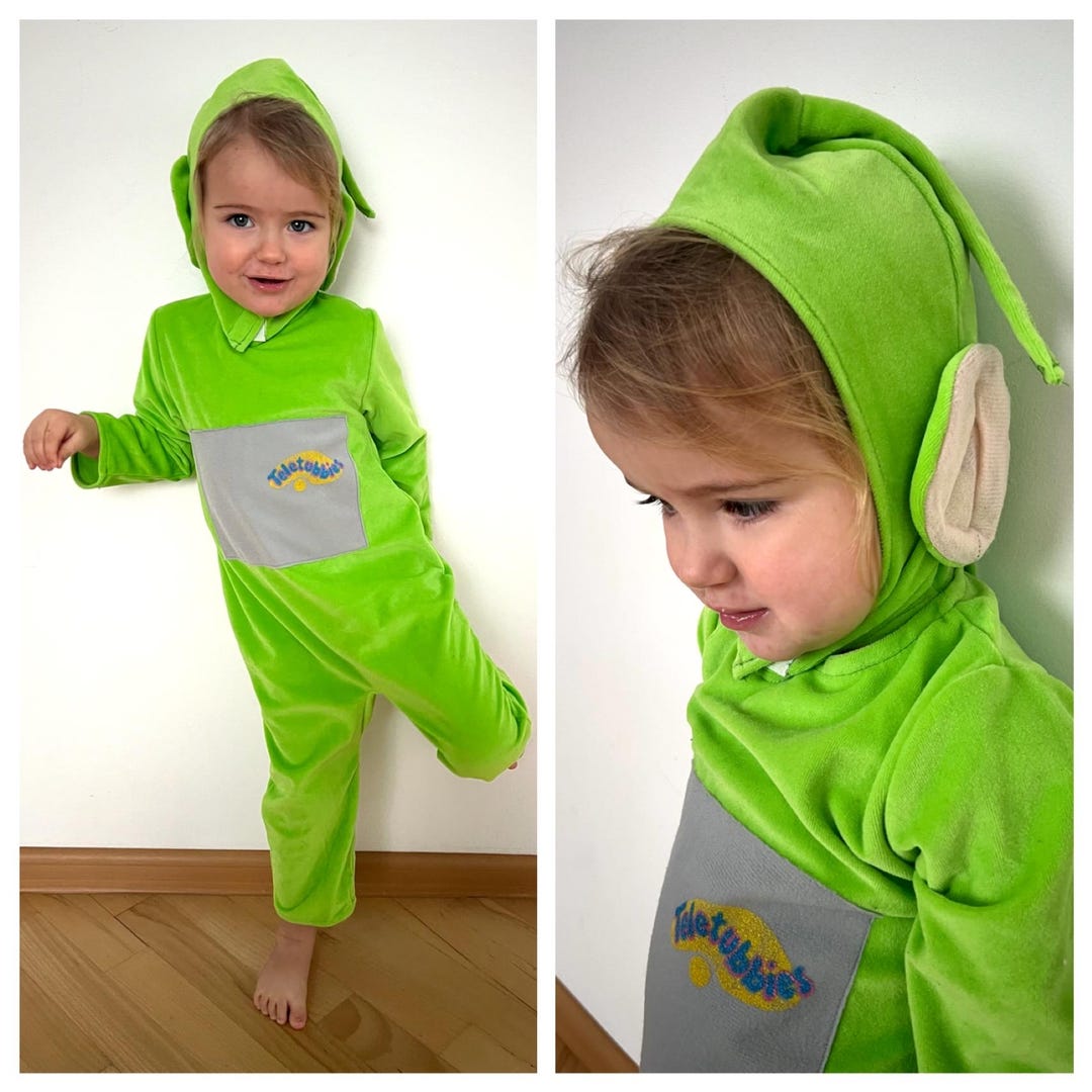 Vintage Teletubbies Dipsy Green Kids Costume - Size 2-2.5 Years (up to ...