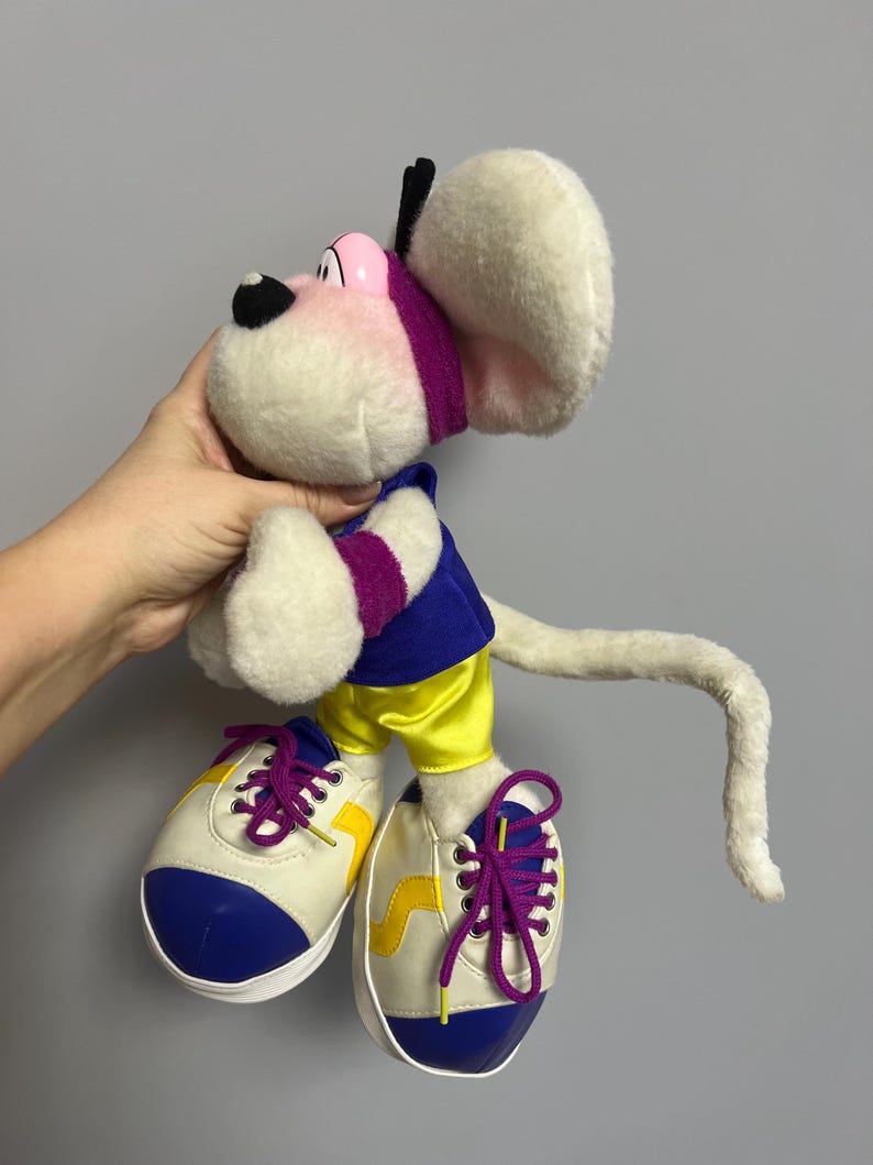 Vintage Large Diddl Maus Sport Plush Toy 1990s • Collectible German ...