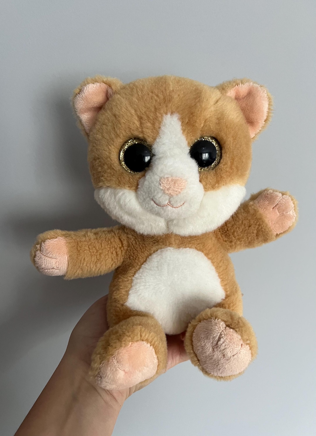 Keel Toys Ginger Cat Plush 22 Cm – Vintage Soft Toy Kitten – Orange and ...