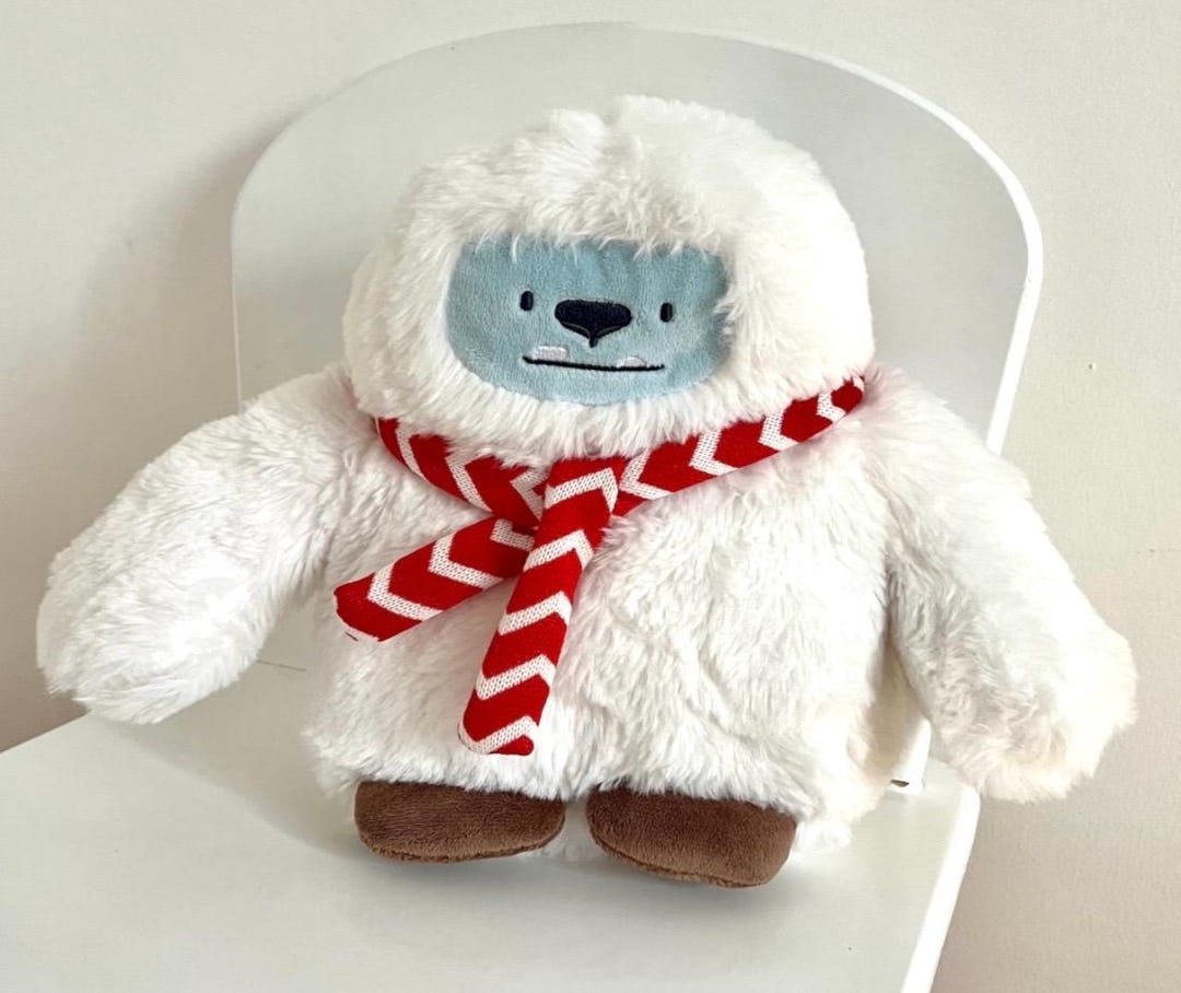 Yeti Plush Toy| Snowman Plushie| Christmas Yeti| Kids Gift| Winter Cute ...