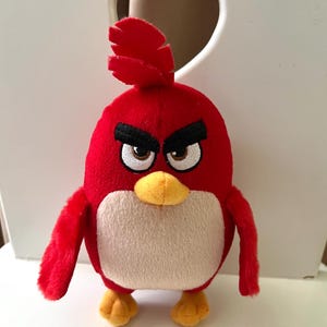 Angry Birds Red Plush Toy,18cm, Soft Collectible Character, Fan of the ...