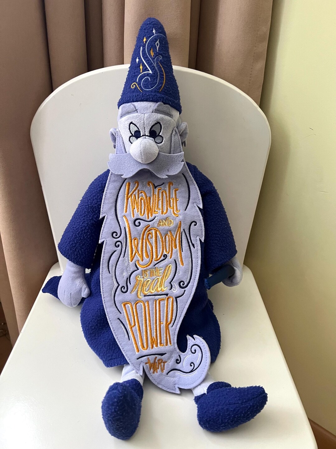 Disney Wisdom Merlin Plush • the Sword in the Stone Release •#9 Limited ...