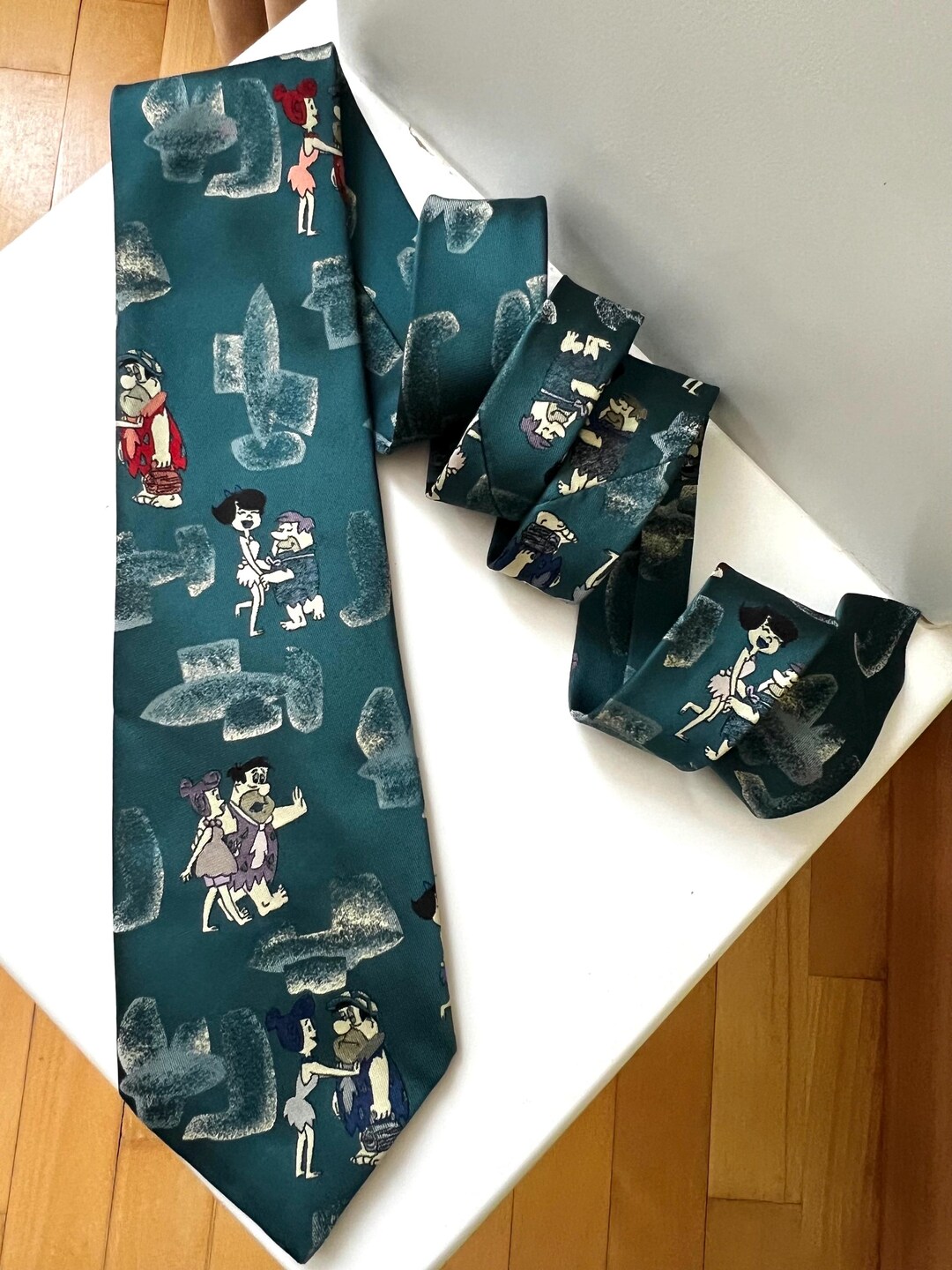 Flintstones Character Tie by Invitation • 10 Cm Wide • Polyester ...
