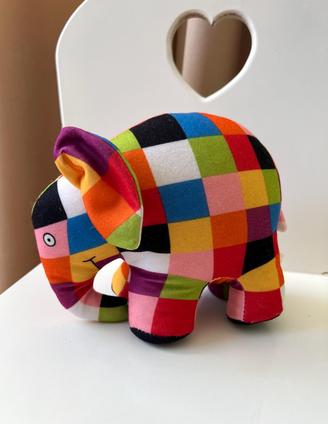 Elmer the Patchwork Elephant Plush Toy | Colorful Soft Toy | 16 Cm Tall ...