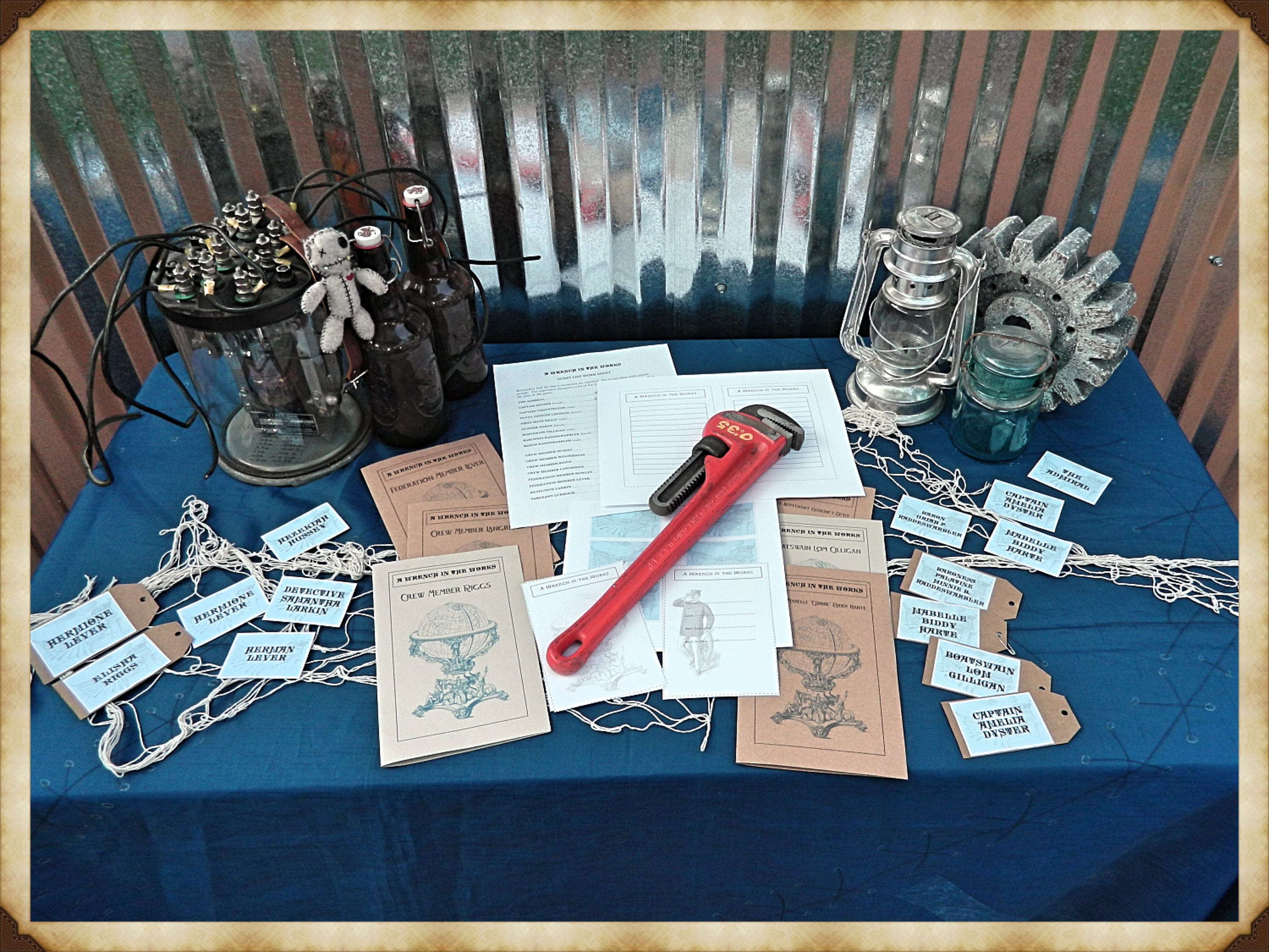 Steampunk Murder Mystery Dinner Game Printables for Expansion - Etsy