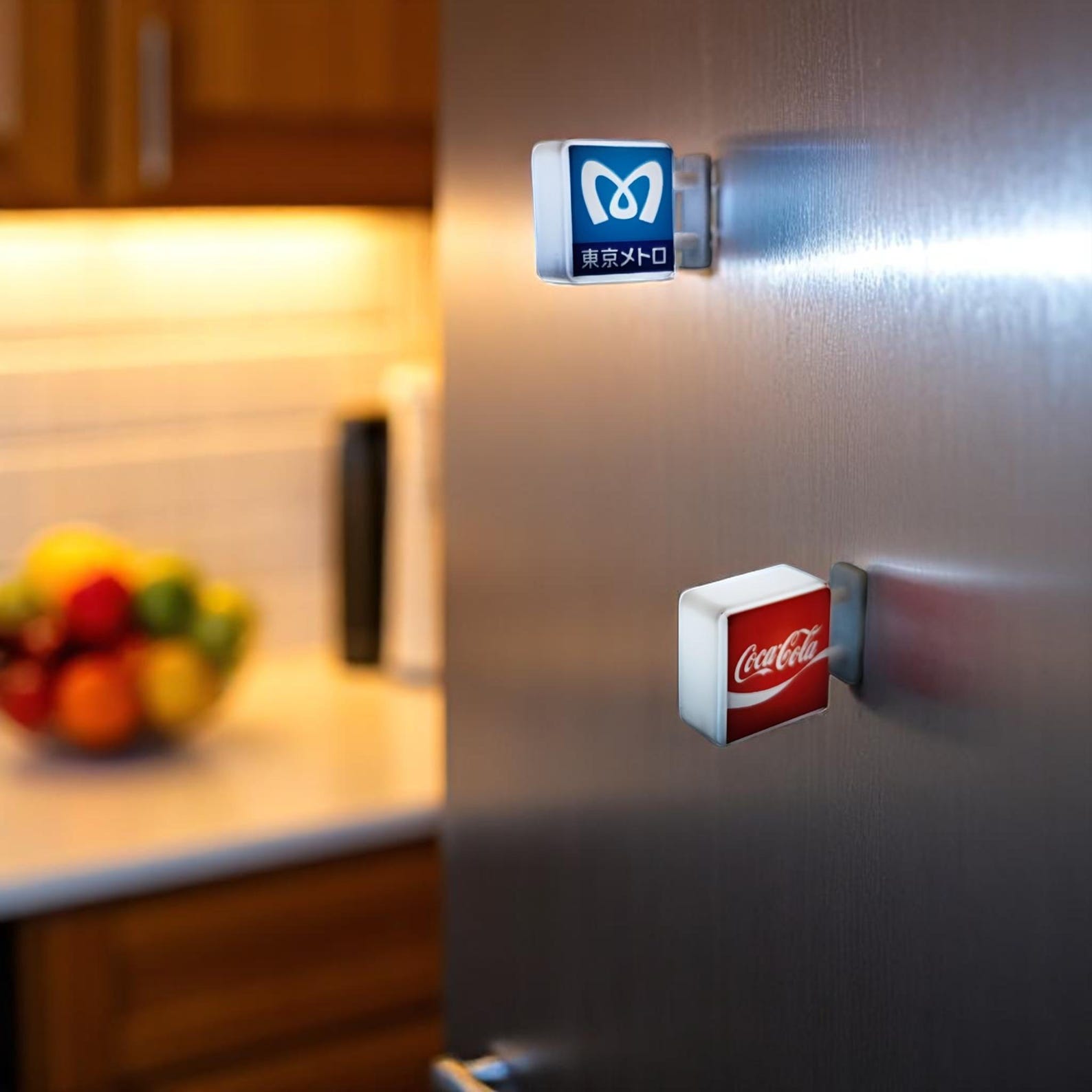Glowing 7-eleven LED Fridge Magnets | Light up Konbini Sign | Japanese ...