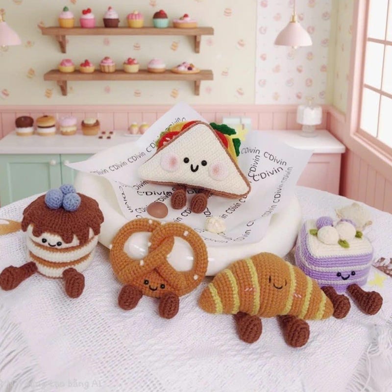 Jellycat Croissant Keychain - Etsy