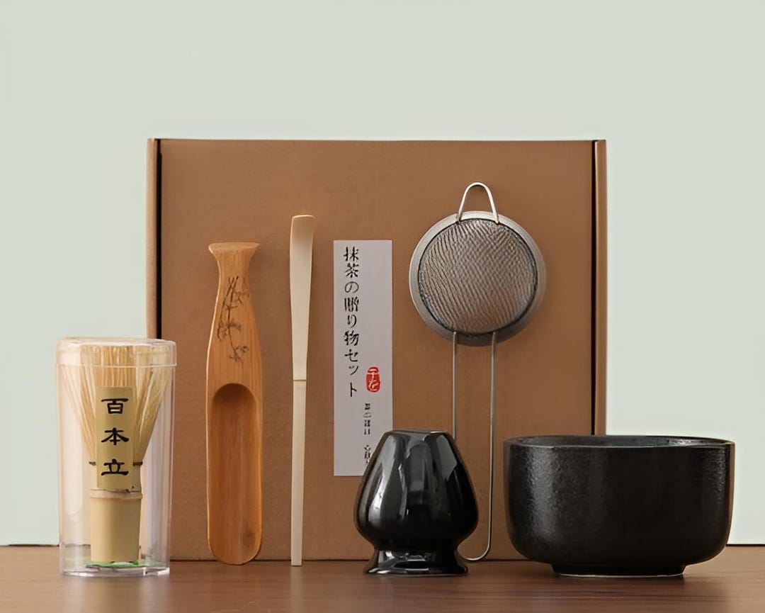 Obsidian Handcrafted Matcha Tea Set Complete Japanese Matcha Kit With ...