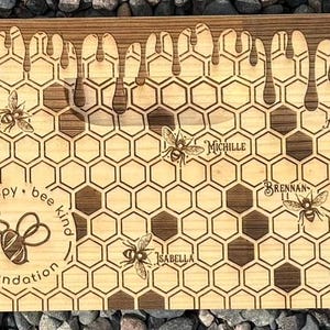 Custom Laser Engraved Bee Hive – Personalized Wooden Hive Box for ...