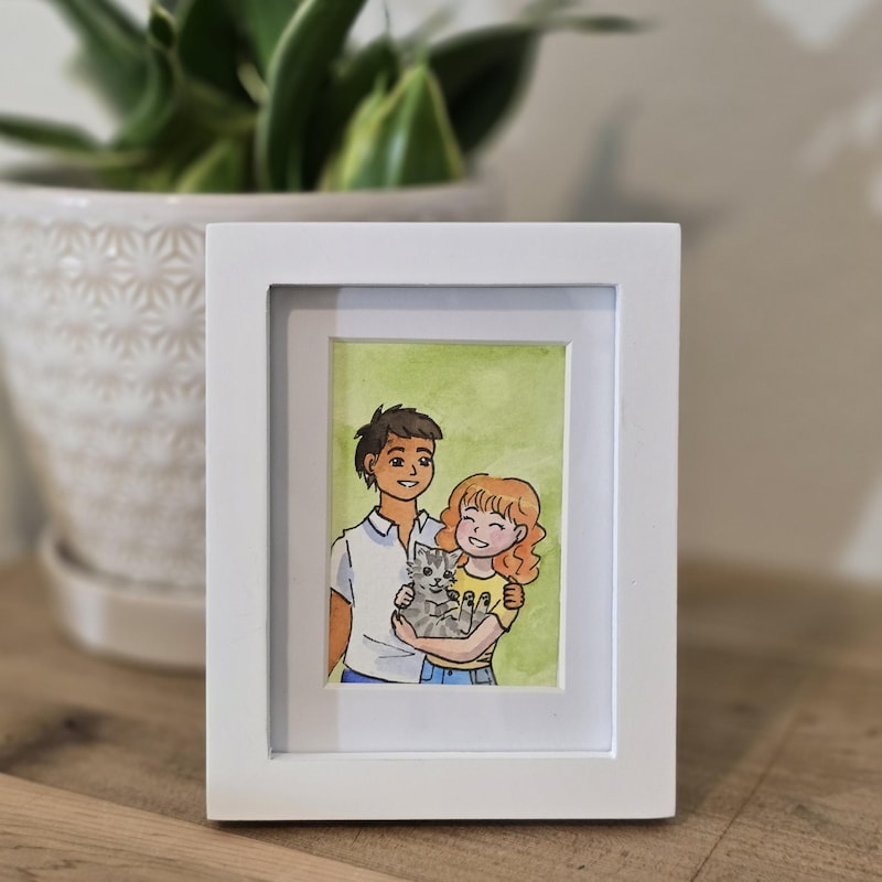 Cartoon Painting - Etsy