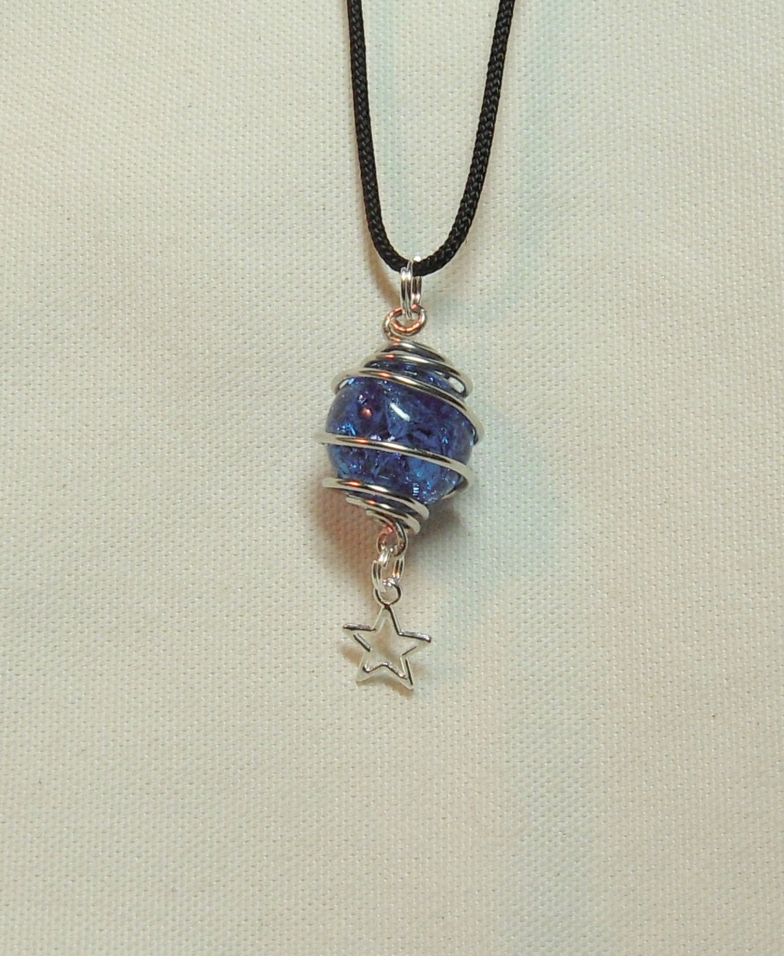 Cracked Marble Necklace Crackled Marble Jewelry Fried Marble | Etsy