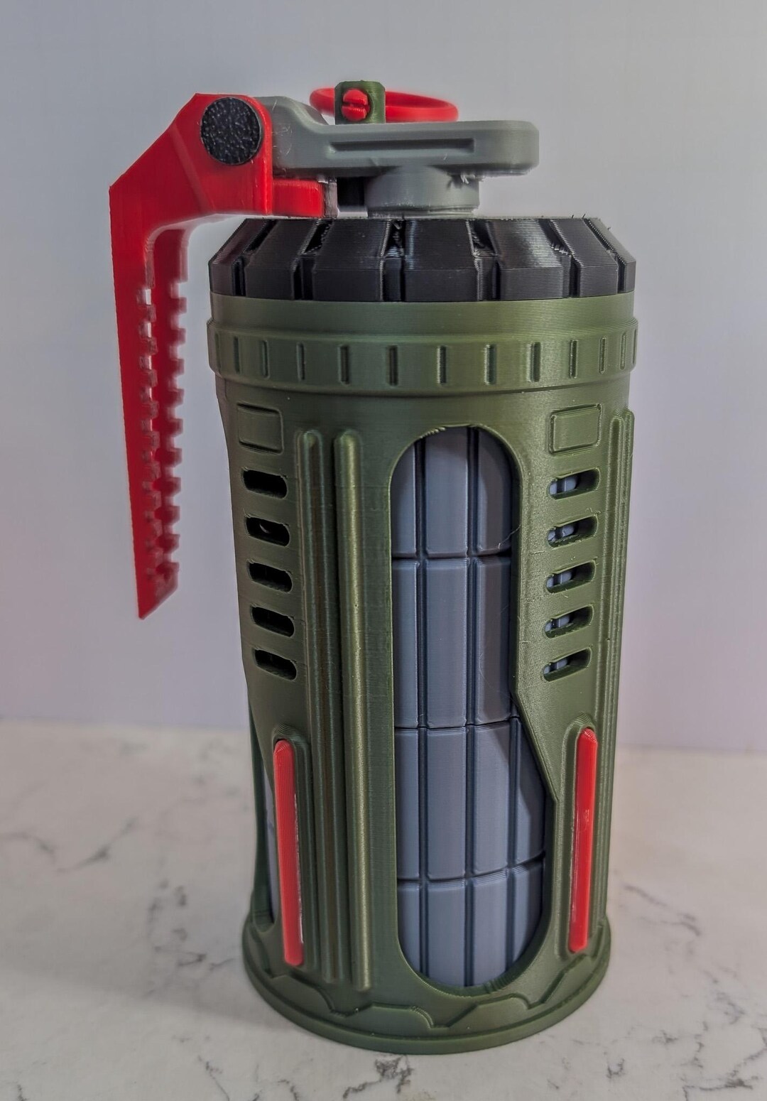 Futuristic Tactical Grenade AA and AAA Battery Storage - Etsy