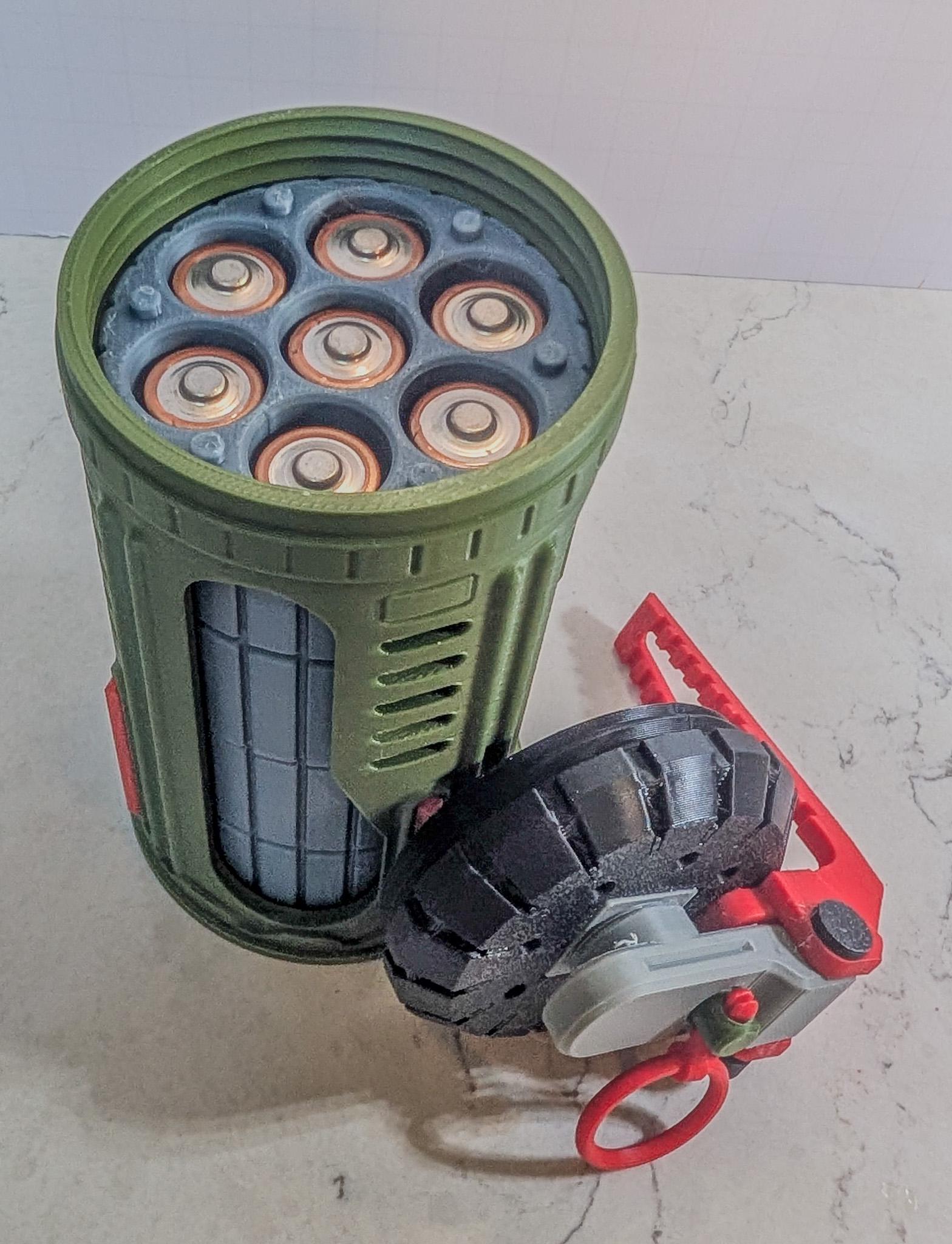 Futuristic Tactical Grenade AA and AAA Battery Storage - Etsy