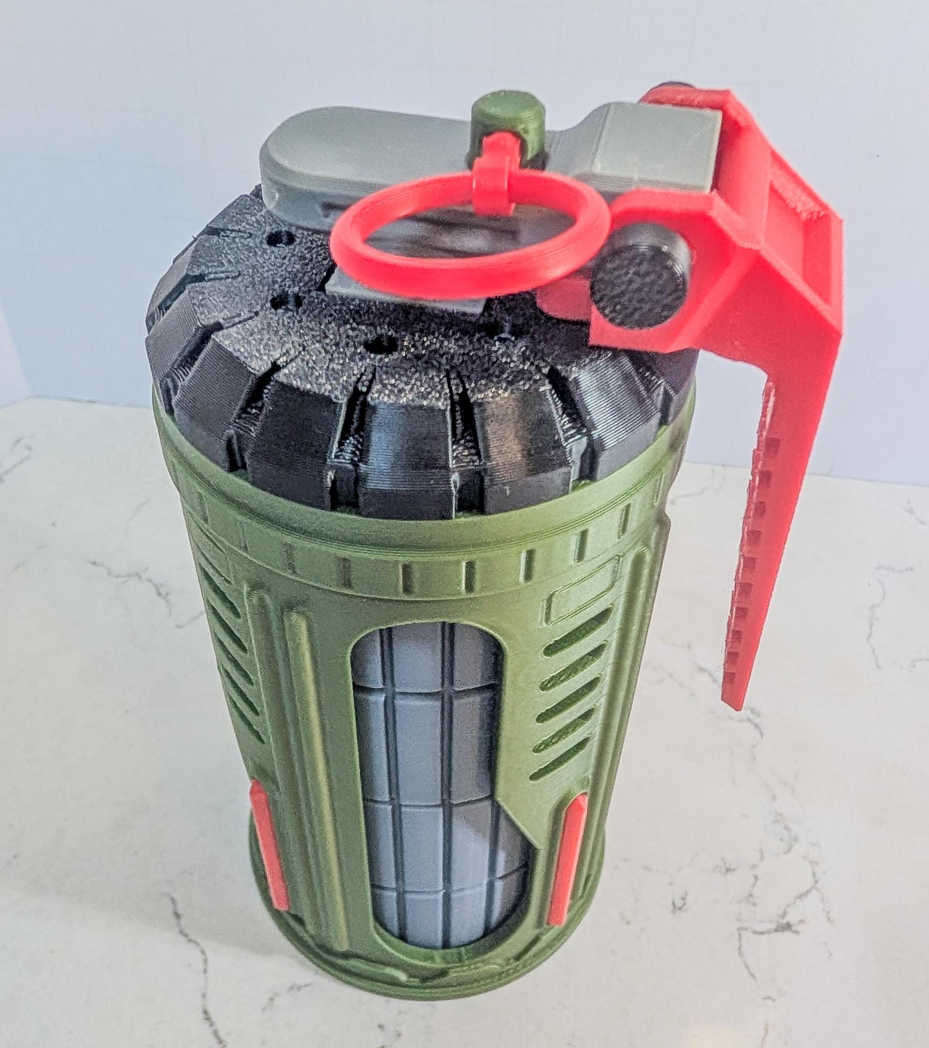Futuristic Tactical Grenade AA and AAA Battery Storage - Etsy