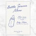 Bottle Service Sign Template, Baby Shower Bottle Service Sign Template ...
