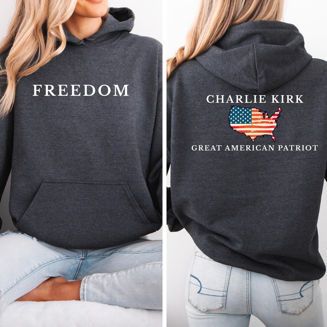 Charlie Kirk Freedom Sweatshirt,charlie Kirk Sweatshirt,charlie Kirk ...