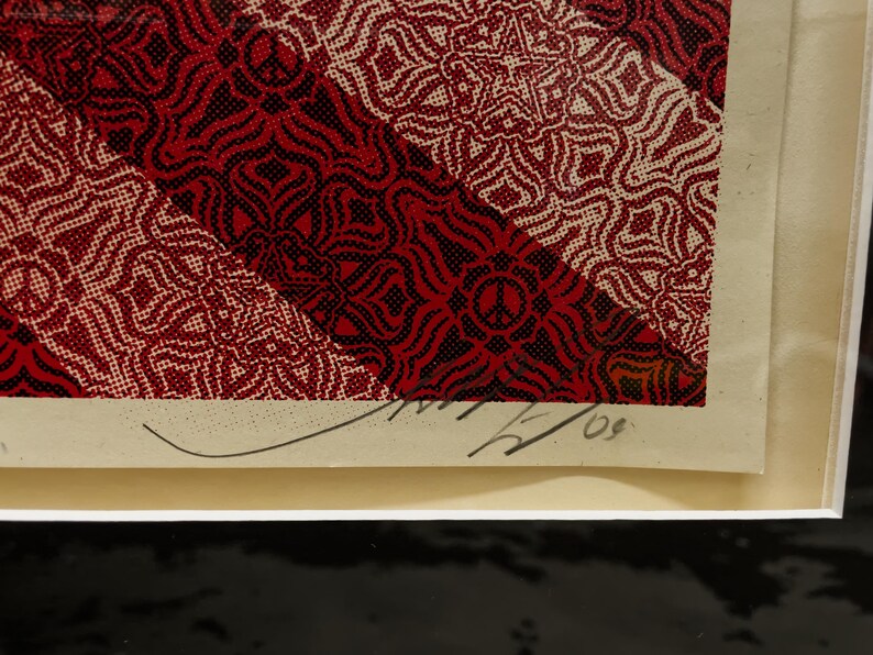 Shepard Fairey "duality of Humanity 5" Framed, Pencil Signed & Numbered ...