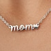 Dainty Heart Mom Necklace • Gift for First Time Mom • Cute Mother's Day ...