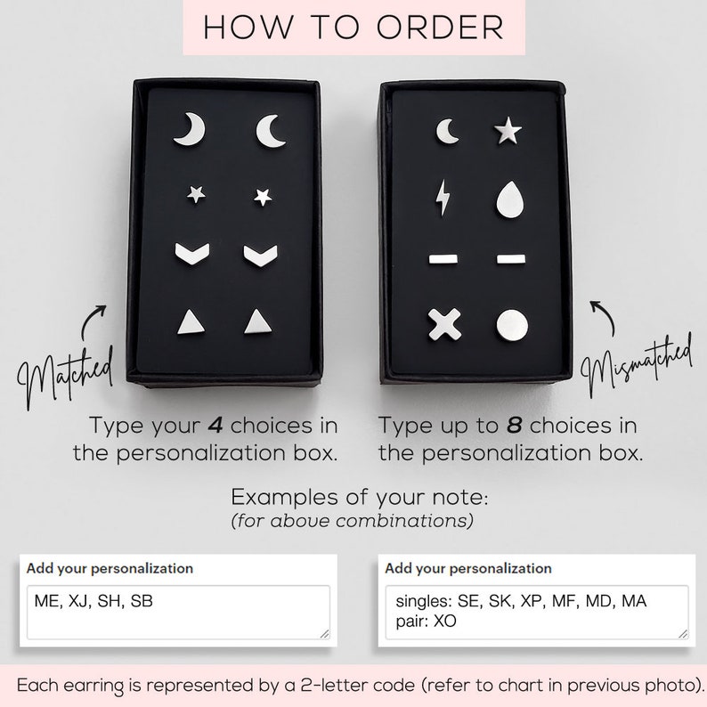 Surgical Steel Stud Earrings Set Hypoallergenic Earrings for - Etsy