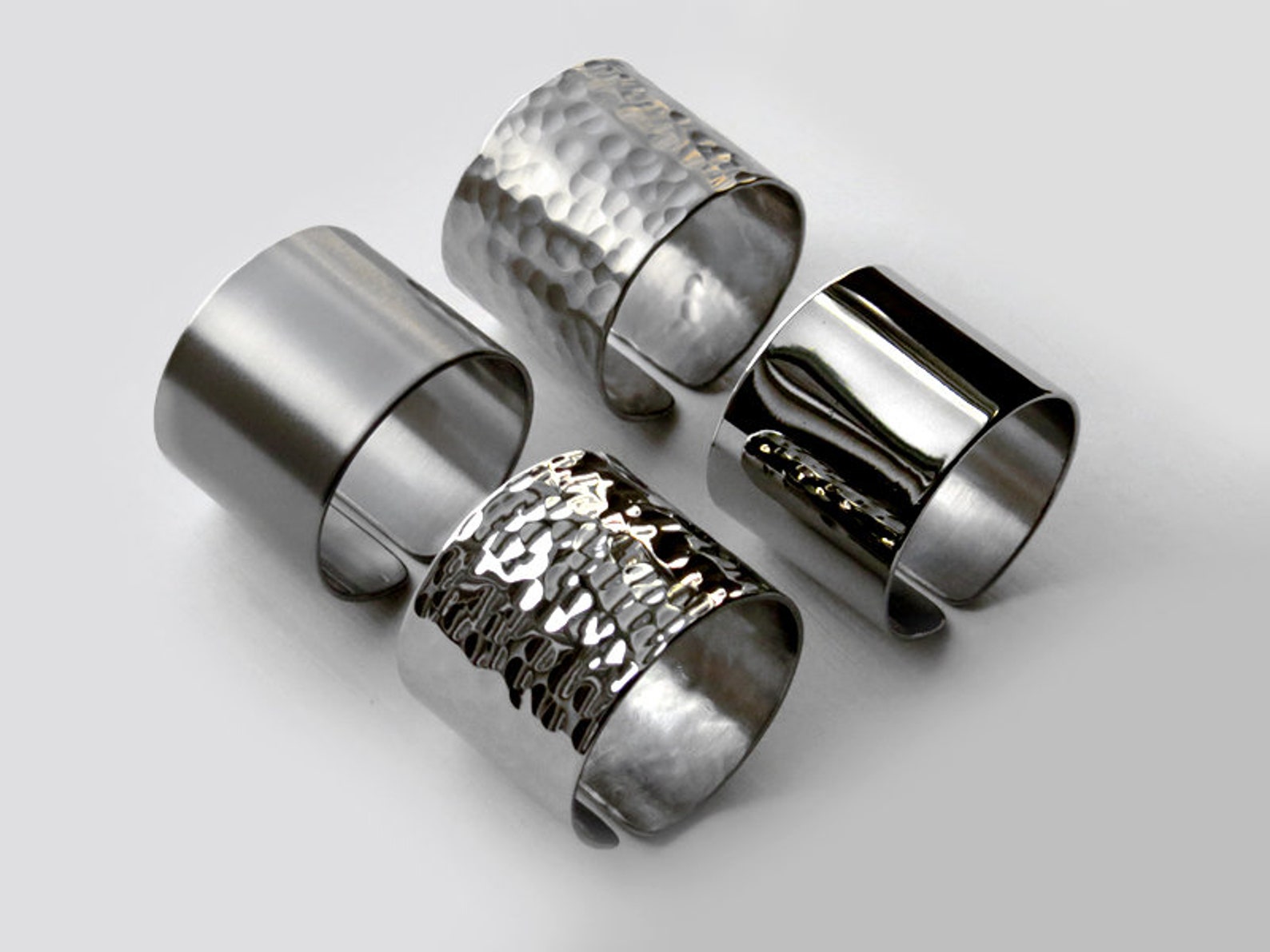 Wide Band Ring Waterproof Jewelry Silver Tube Ring - Etsy