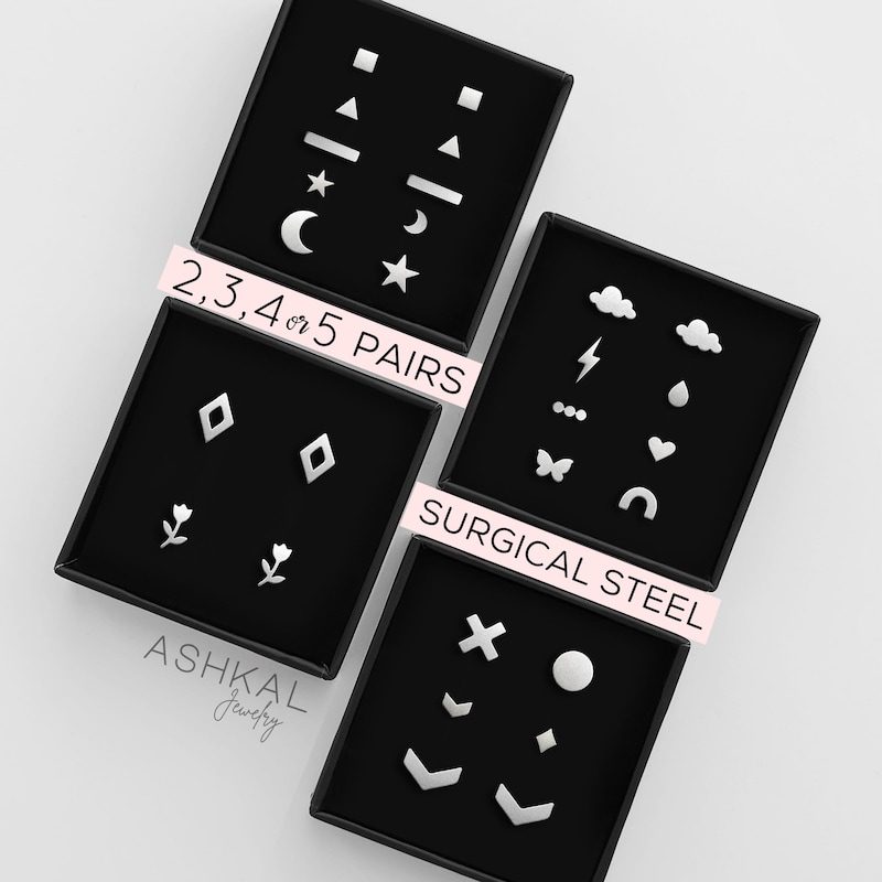 Simple Gold Everyday Stud - Etsy