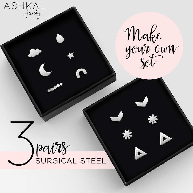 Earring Sets for Multiple Piercings - Etsy