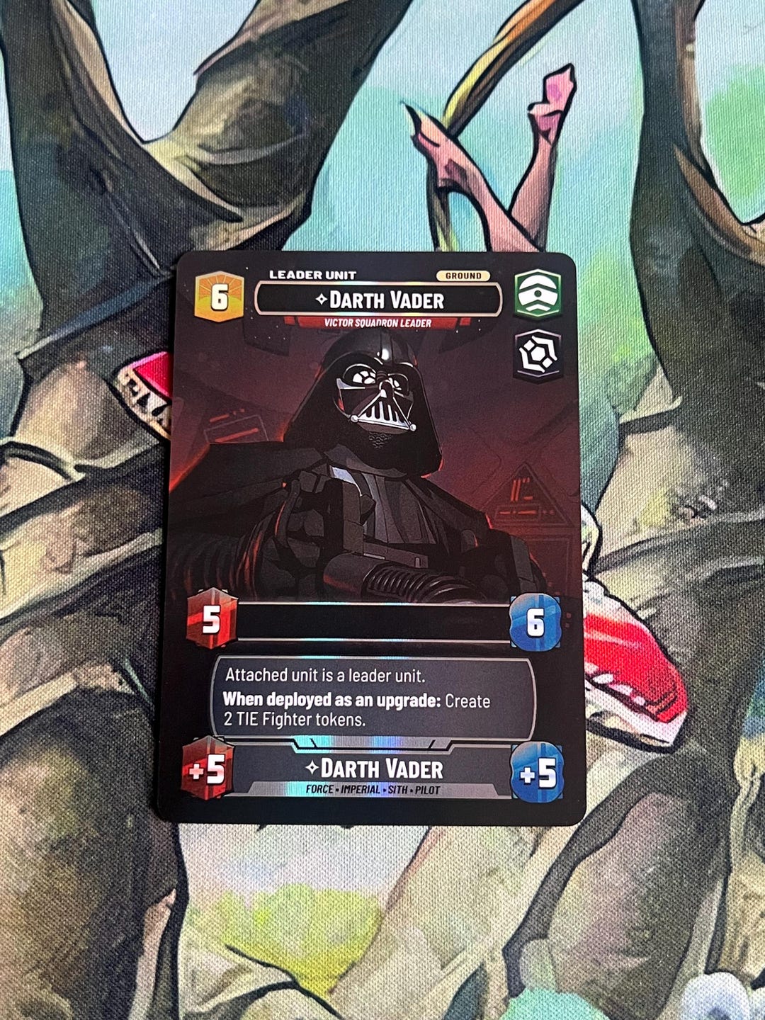 Star Wars: Darth Vader -victor Squadron Leader- Foil Showcase - Etsy