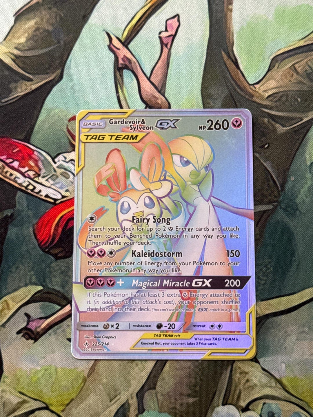 Pokémon: Gardevoir and Sylveon GX Tag Team (225/214) Unbroken Bonds ...