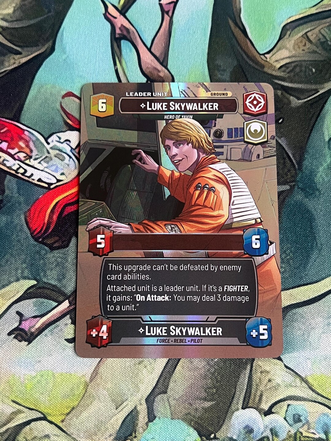 Star Wars: Luke Skywalker -hero of Yavin- Foil Showcase - Etsy