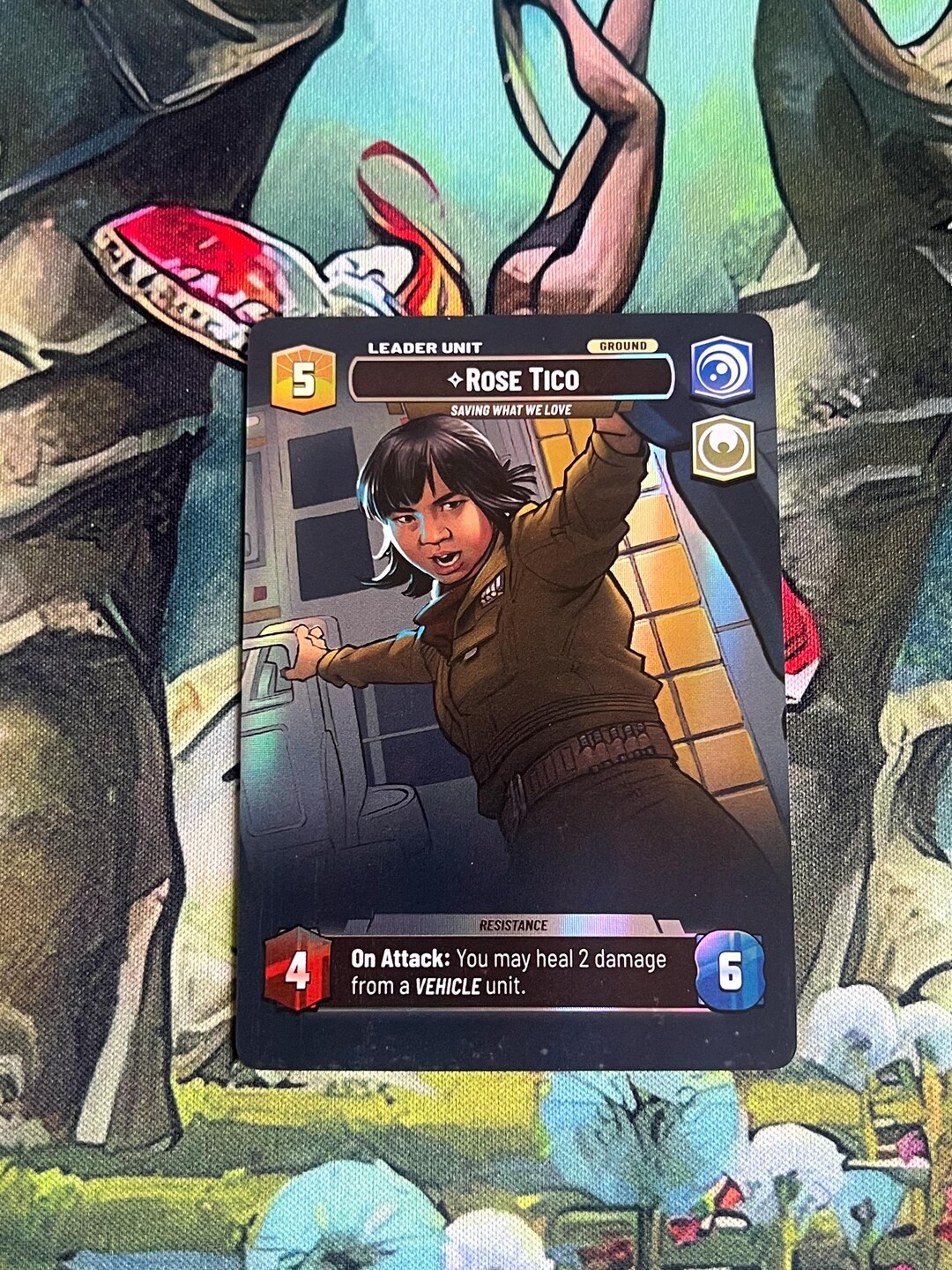 Star Wars: Rose Tico -saving What We Love- Foil Showcase - Etsy