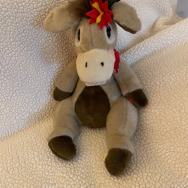 Stuffed Donkey - Etsy