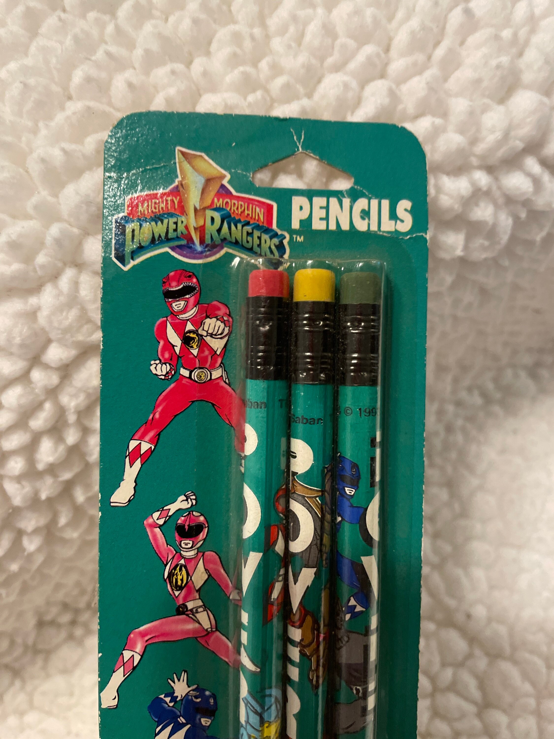 Power Rangers Pencil Pack 1993 Unopened - Etsy