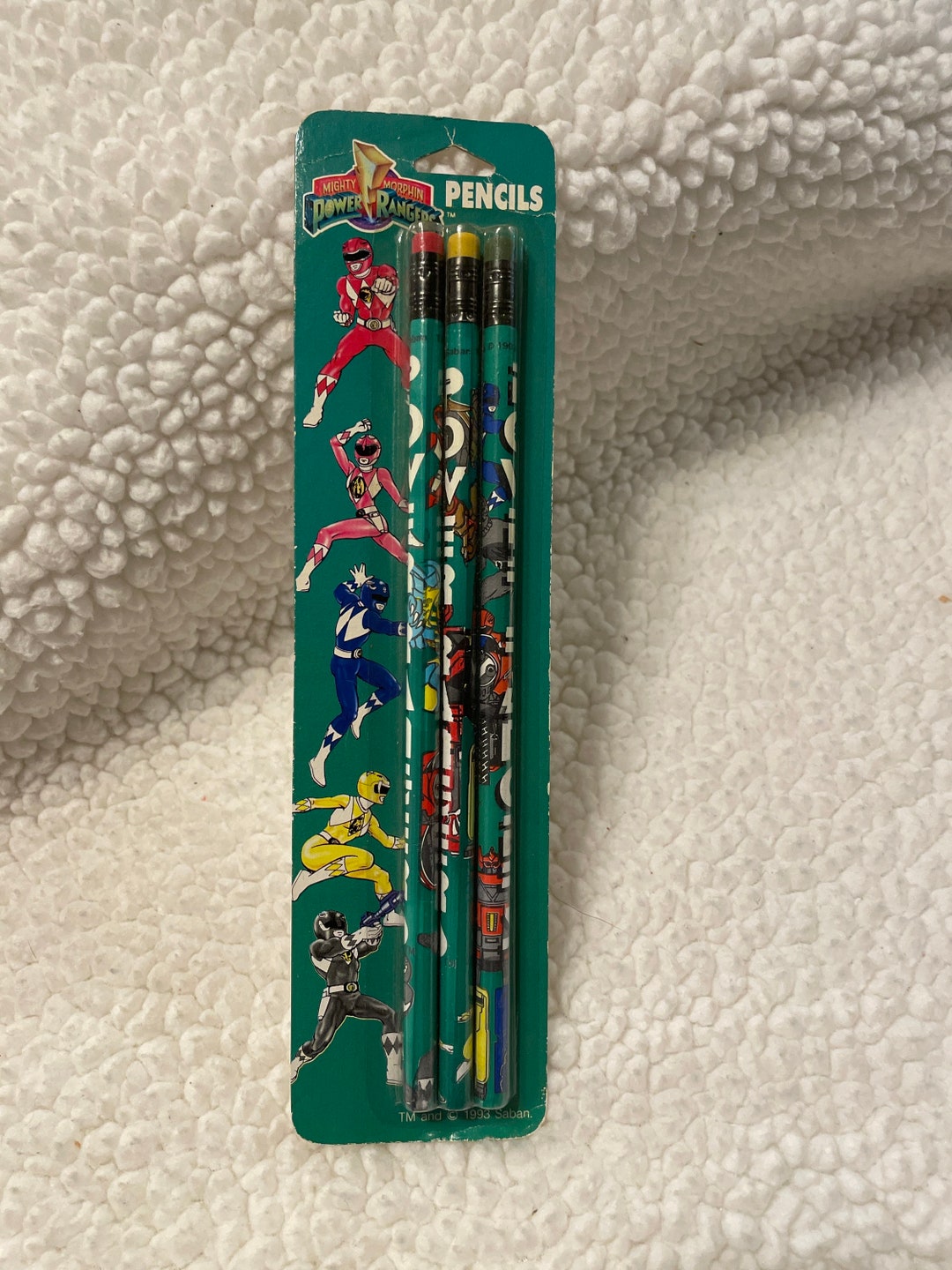 Power Rangers Pencil Pack 1993 Unopened - Etsy