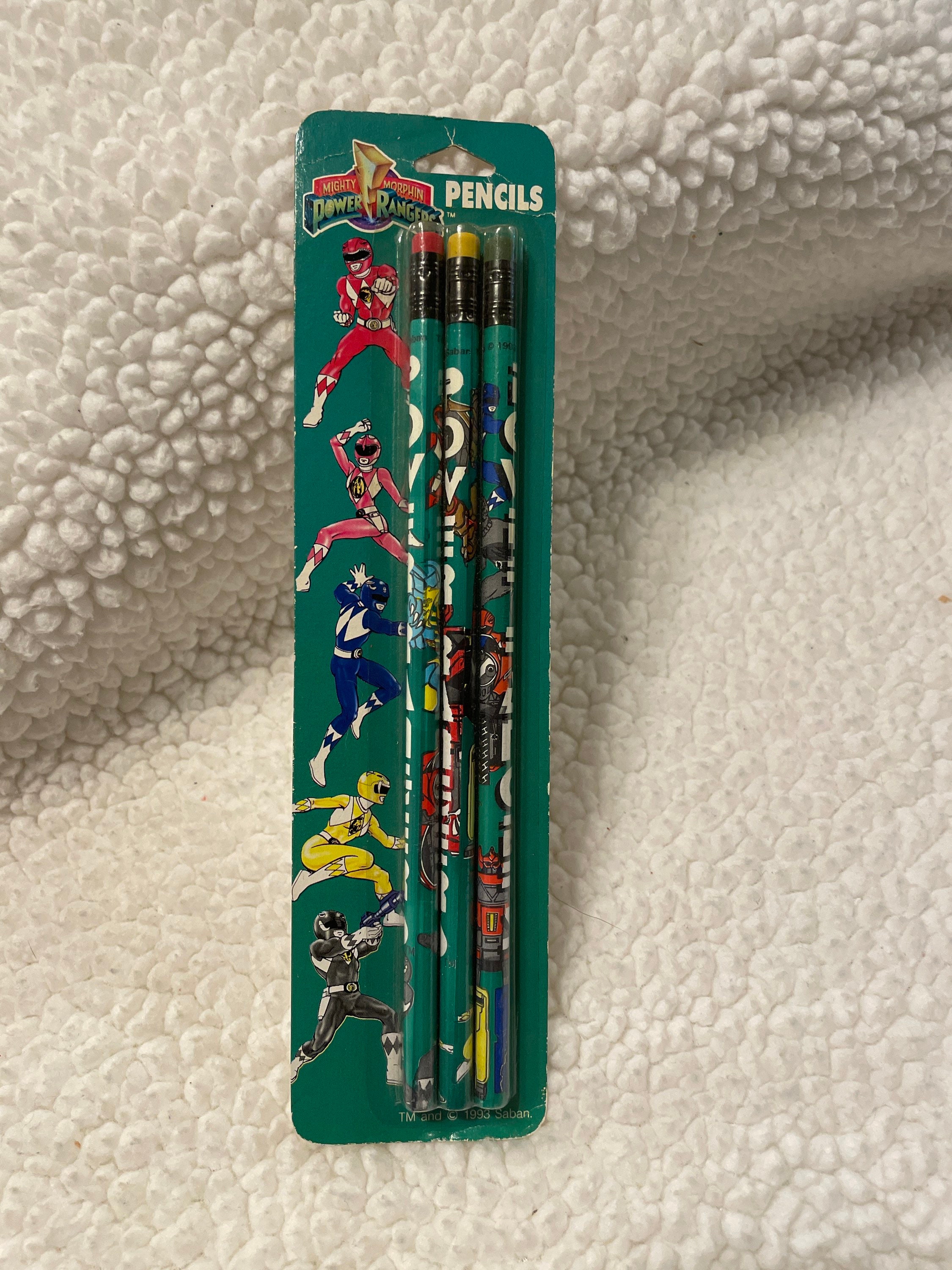Power Rangers Pencil Pack 1993 Unopened - Etsy