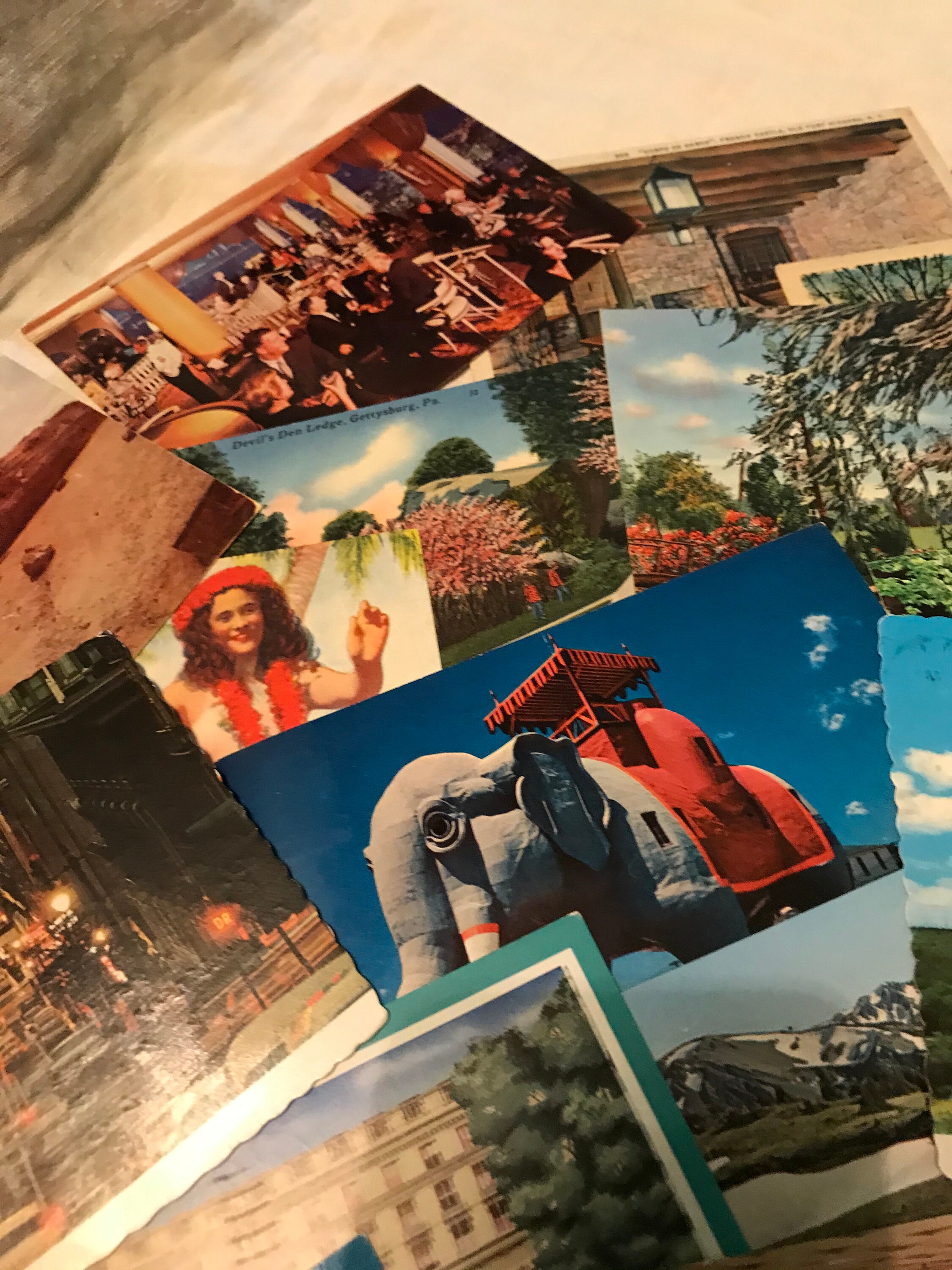 Postcards Lot of 30 Colored Postcards from 1960s and 1970s | Etsy