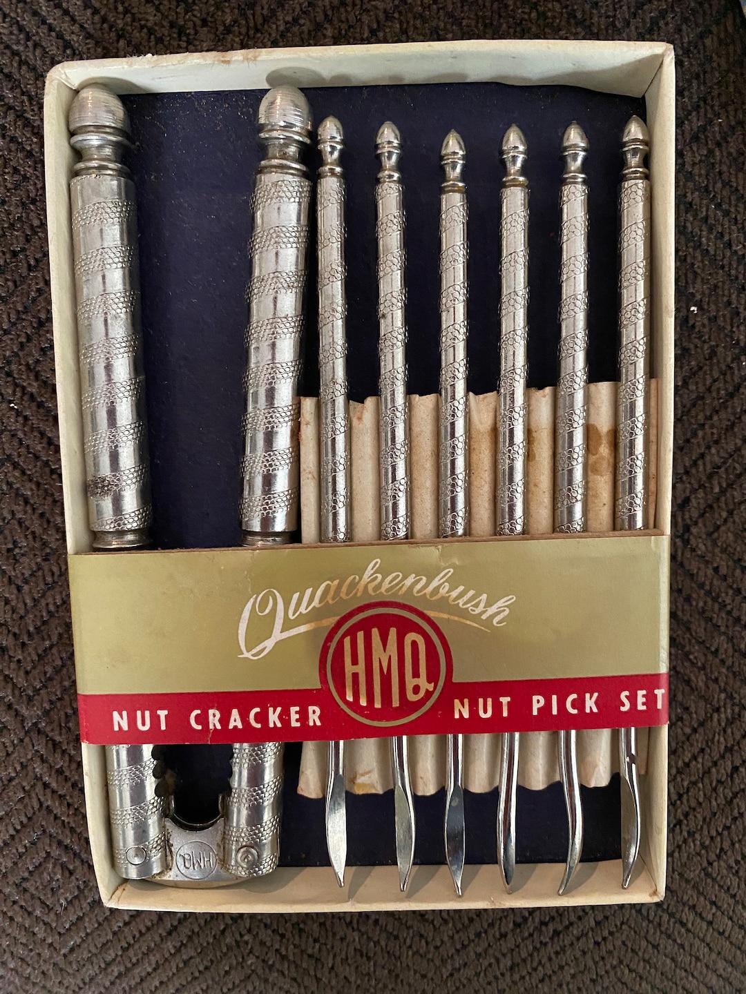 Quackenbush Nut Cracker Nut Pick Set - Etsy