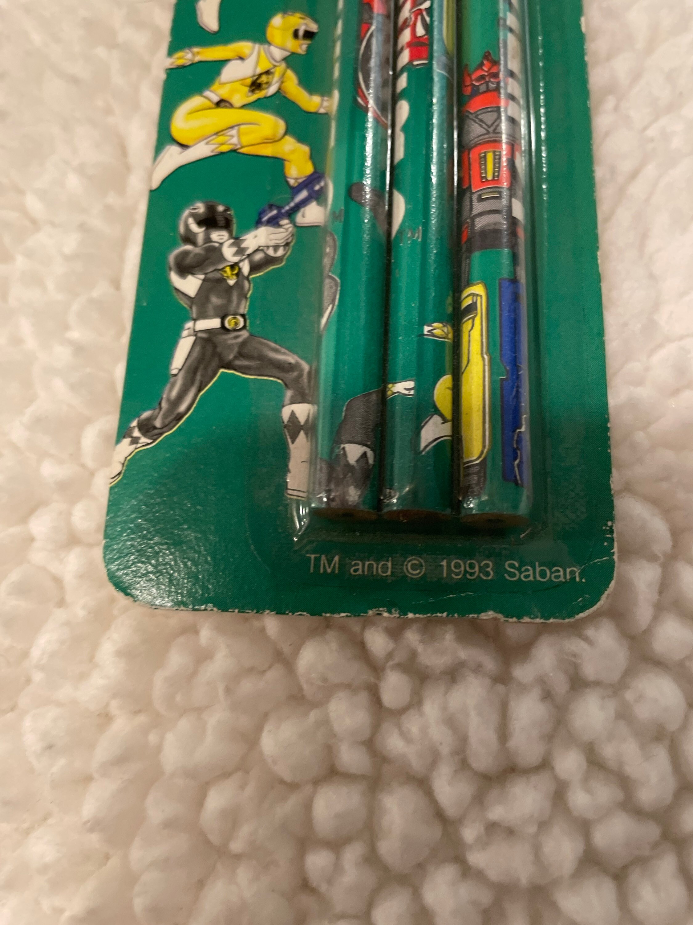 Power Rangers Pencil Pack 1993 Unopened - Etsy